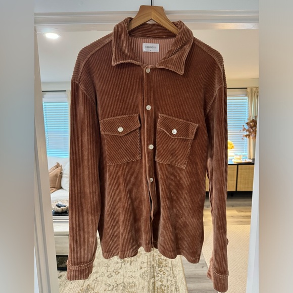 Christos | Other | Rustic Brown Matching Set Soft Luxury Feel Corduroy ...